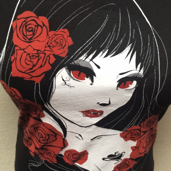 Tops | Gothic Vampire Tshirt | Poshmark
